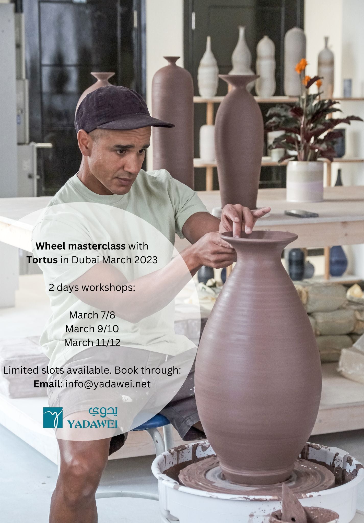 Tortus masterclass workshop – Yadawei Ceramic Studio