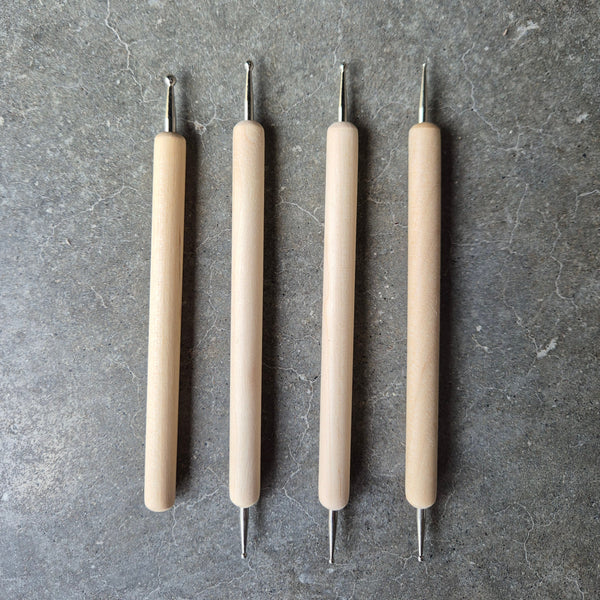 Ball end double side tool for carving – Yadawei Ceramic Studio